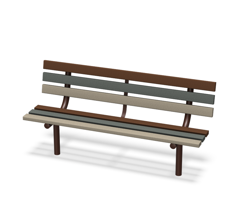 Park Bench Front View