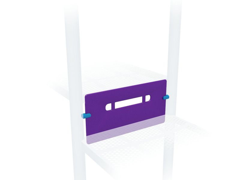 Purple Ladder Shelves