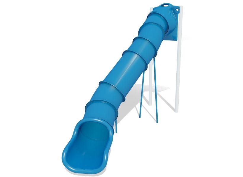 Quick "L" Tube Slide - 9' - 91657 | Slides