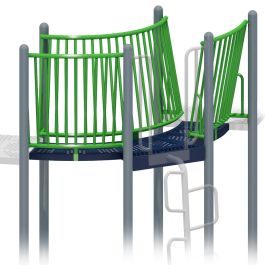 90 Degree Play Port Funnel Bridge - 19701 | Links