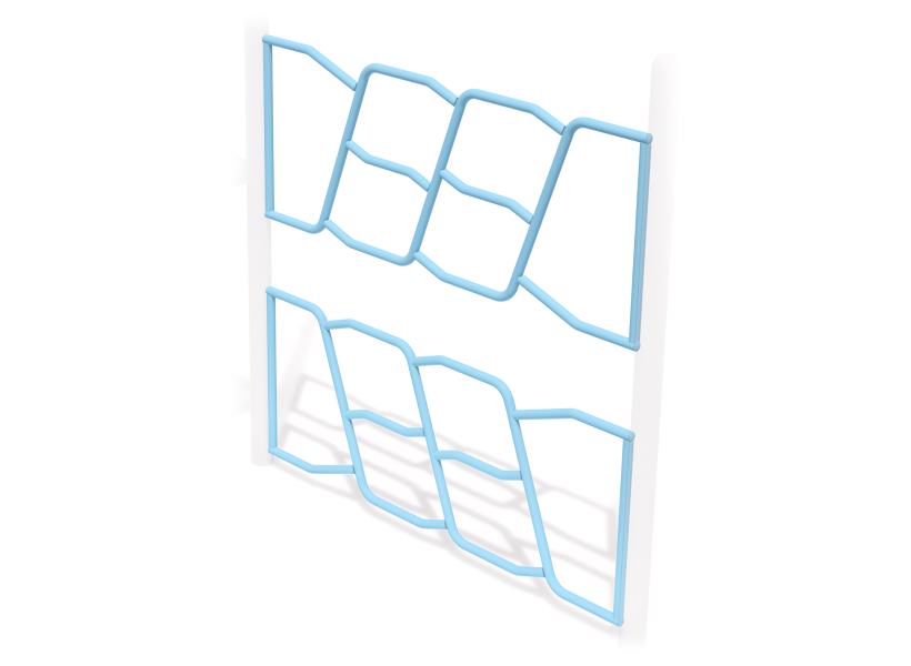 Metal Climb Wall Dbl. 3'-6"- 4'-6" - 14422 | Attachments