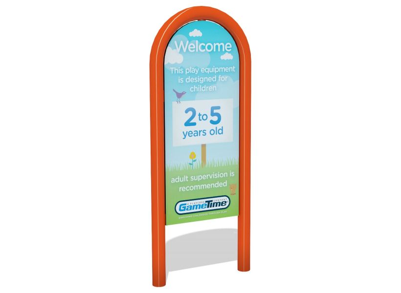 2-5 Age Appropriate Sign - 5032 | Signs