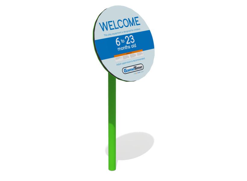 Welcome Sign (6 to 23 Months) - 5271 | Signs