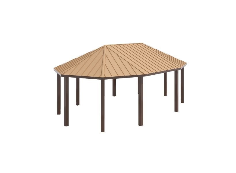 Stretched Polygon Hip Shelter - ST25017 | Hips