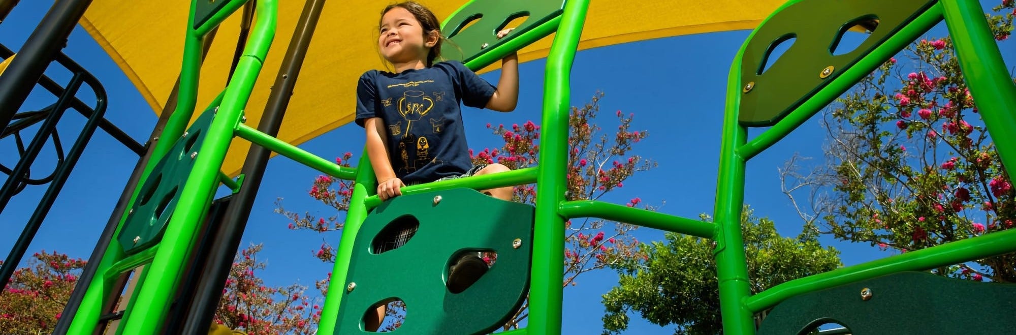 School Playground Equipment Helps Students Learn